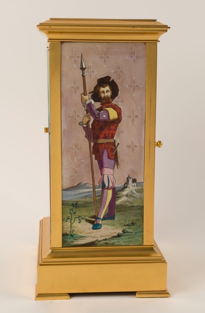 ARCHIELLE BROCOT fine antique French gilt mantel clock with hand ...