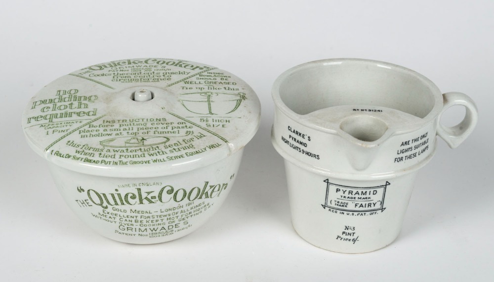 CLARKE'S PYRAMID FAIRY English porcelain jug; together with a Grimwades ...