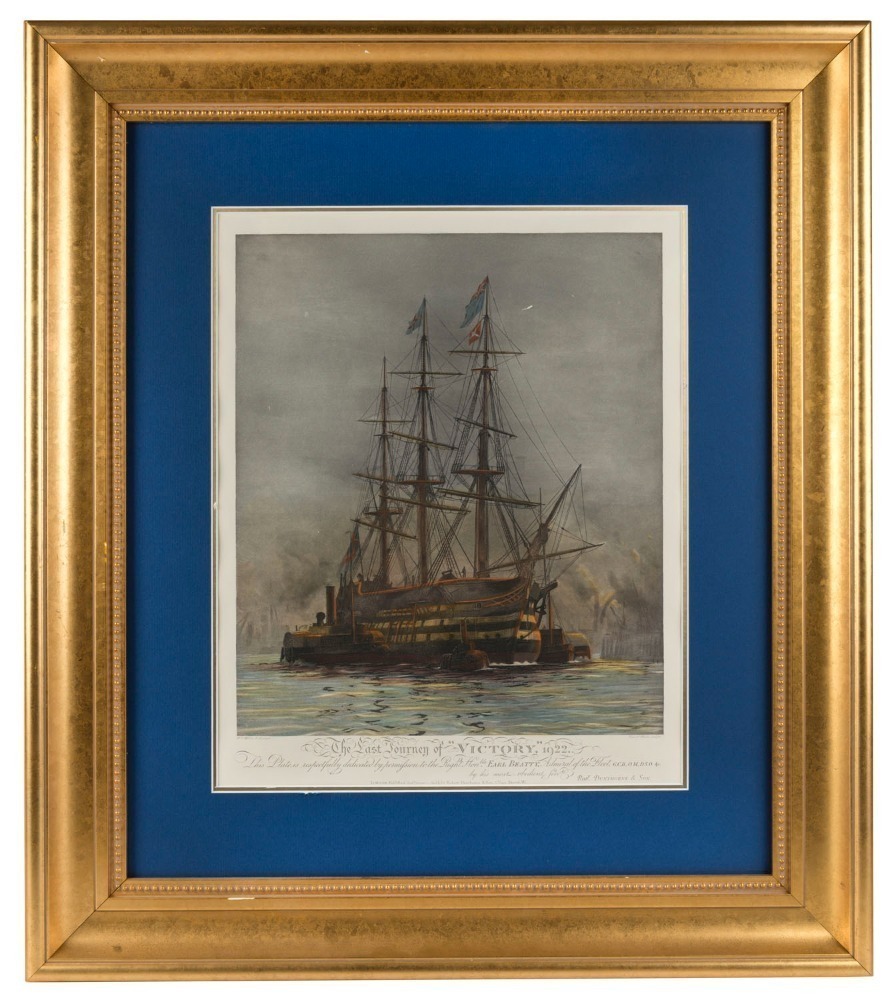 WILLIAM LIONEL WYLLIE (1851 - 1931) Two colour lithographs, after his ...