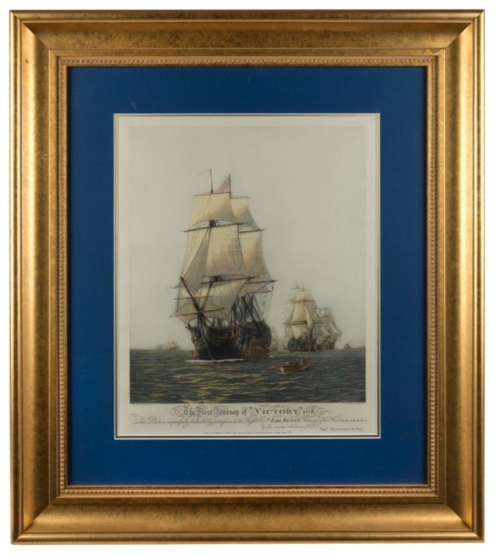 WILLIAM LIONEL WYLLIE (1851 - 1931) Two colour lithographs, after his ...