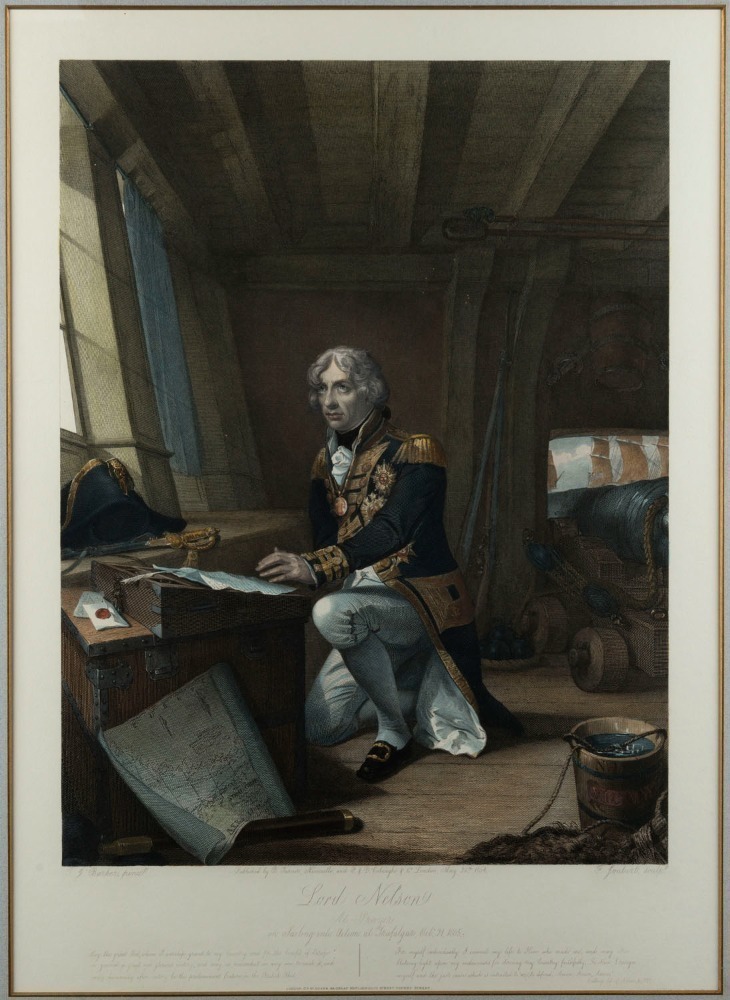 Ferdinand Jean de la Ferté JOUBERT (1810 - 1884) LORD NELSON AT PRAYER ...