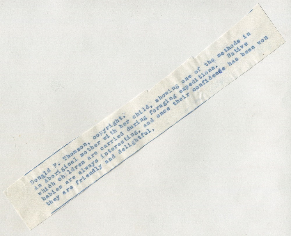 DONALD F. THOMSON (1901 - 1970) IN FAR NORTH QUEENSLAND, 1928: An ...