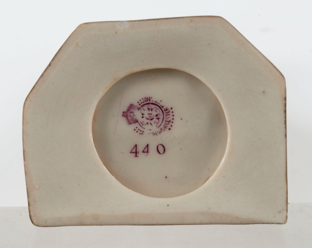 ROYAL WORCESTER antique English porcelain statue, 19th century, puce ...