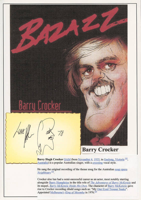 AUSTRALIAN CELEBRITIES & SPORTS STARS: Collection nicely written up on ...