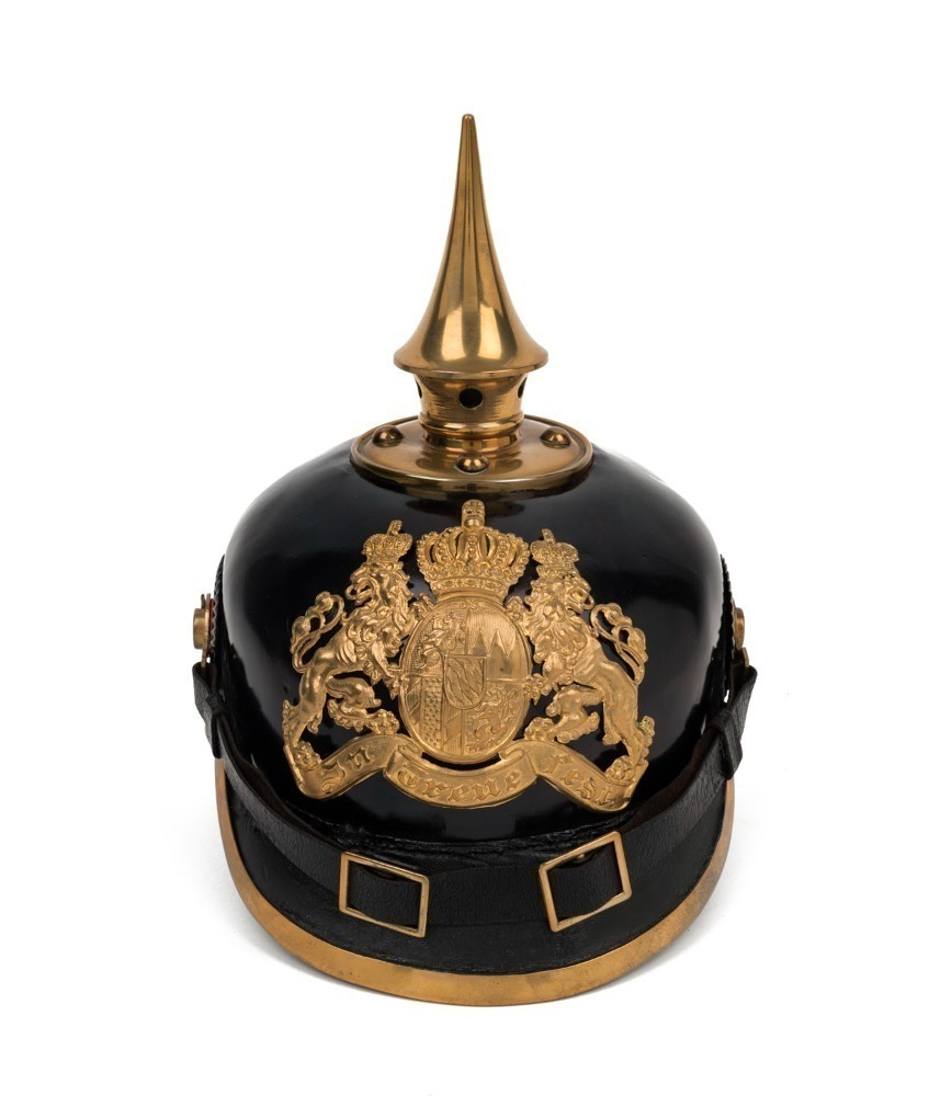 PICKELHAUBE, Kingdom of Bavaria (Bayern), Infantry Other Ranks leather ...