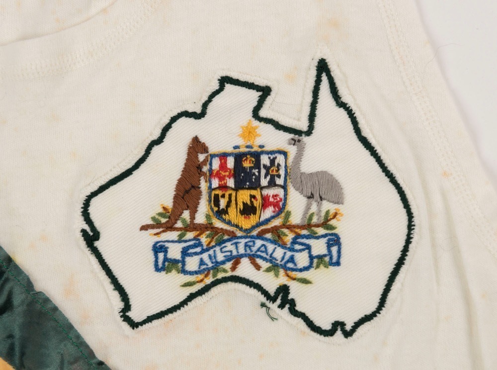 1956 SUMMER OLYMPICS - MELBOURNE: Official Team singlet made by ...