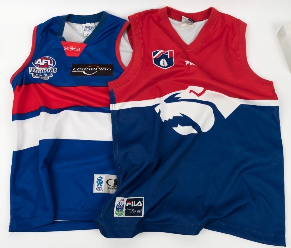 FOOTSCRAY FOOTBALL CLUB: A collection of AFL On Field branded jumpers ...