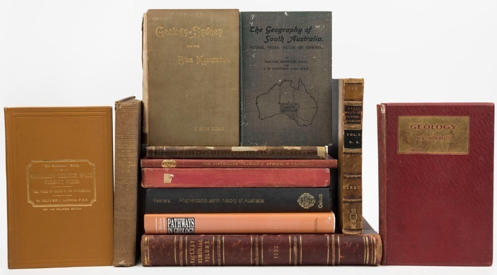 GEOLOGY & OTHER SCIENCES: A range of hardcover books, 1860s - 1980s ...
