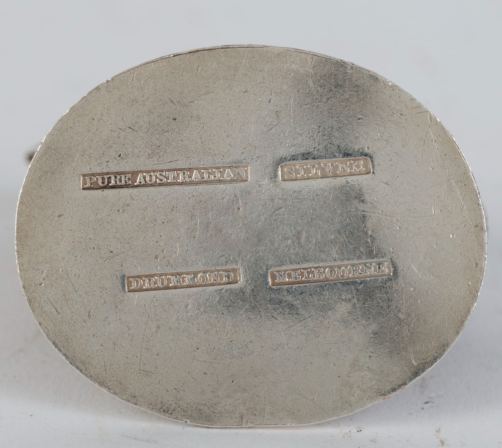 WILLIAM DRUMMOND antique Australian silver emu ornament, 19th century ...