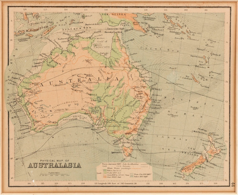 PHILLIPS maps of Australia , SOUTH-EAST AUSTRALIA , NEW ZEALAND and a ...