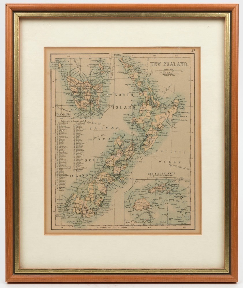 PHILLIPS maps of Australia , SOUTH-EAST AUSTRALIA , NEW ZEALAND and a ...