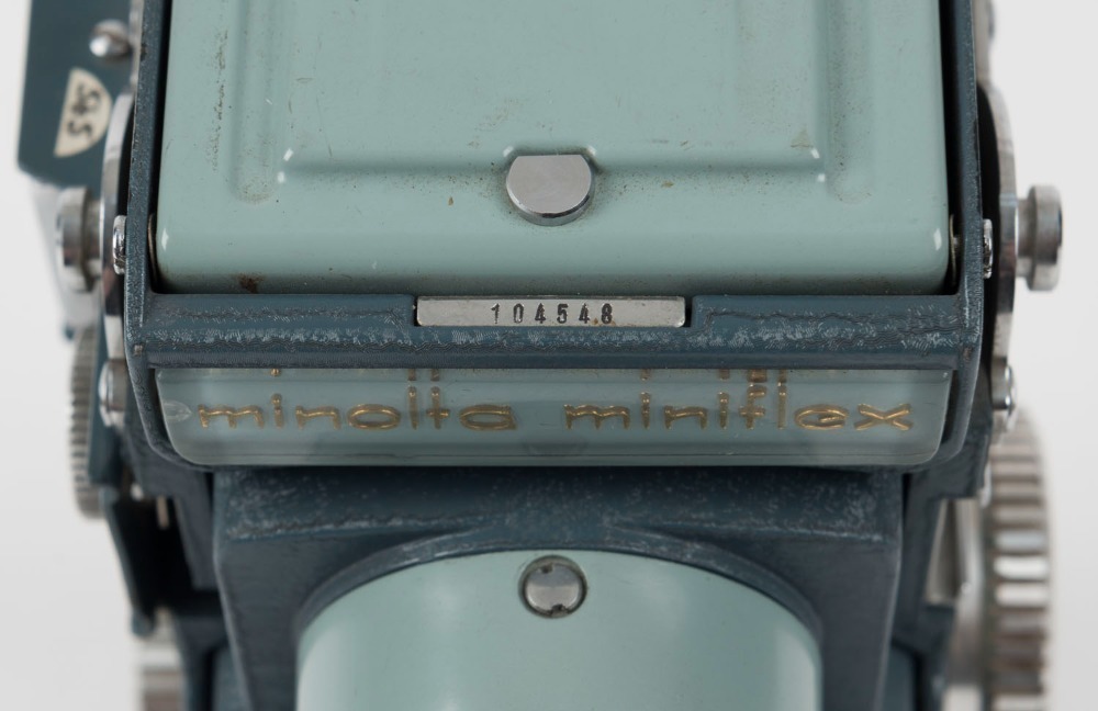 MINOLTA: 1959 Miniflex TLR camera [#104548], with Rokkor 60mm f3.5 lens ...