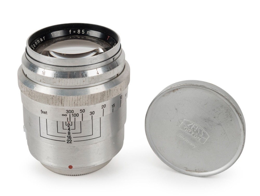 ZEISS IKON: Sonnar T 85mm f2 lens [#839794] for Contax camera mount ...
