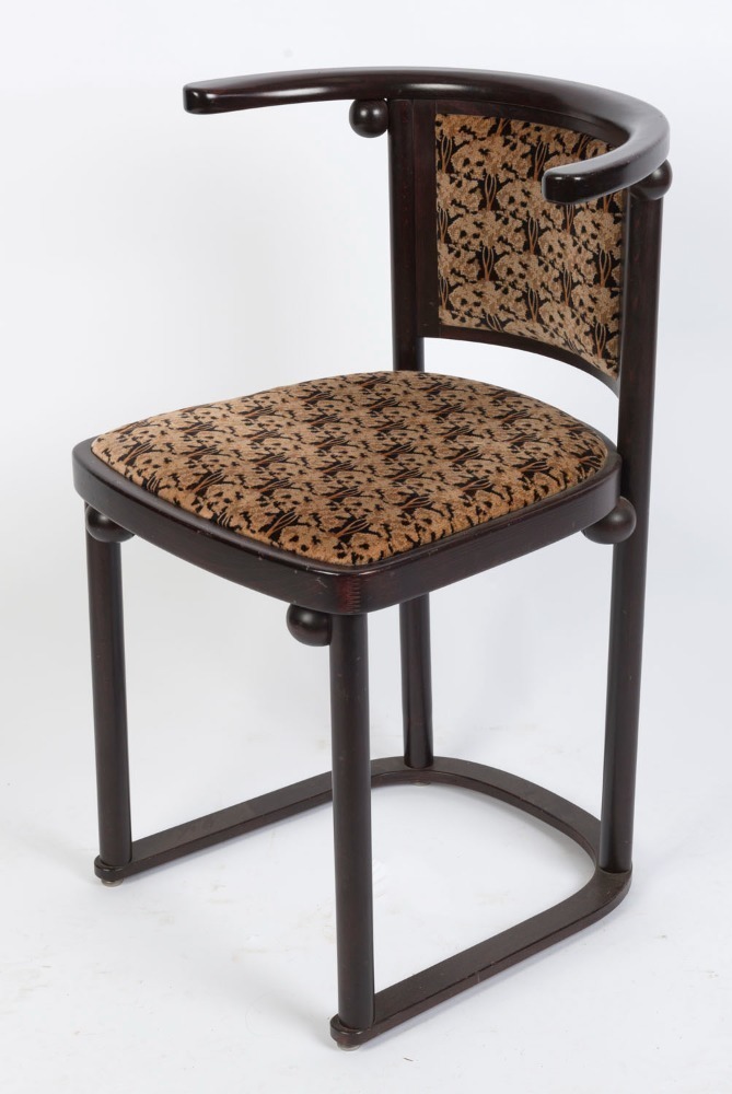 JOSEF HOFFMANN Cafe Fledermaus replica chair, late 20th century, 74cm ...