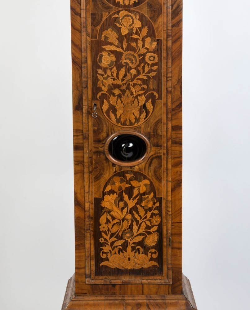 JOSEPH KNIBB rare William and Mary period English longcase clock in ...