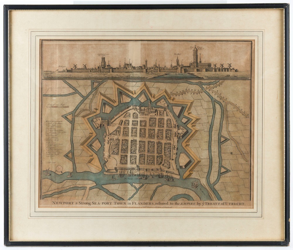 ISAAC BASIRE, NEWPORT a Strong SEA-PORT TOWN in FLANDERS, restored to ...