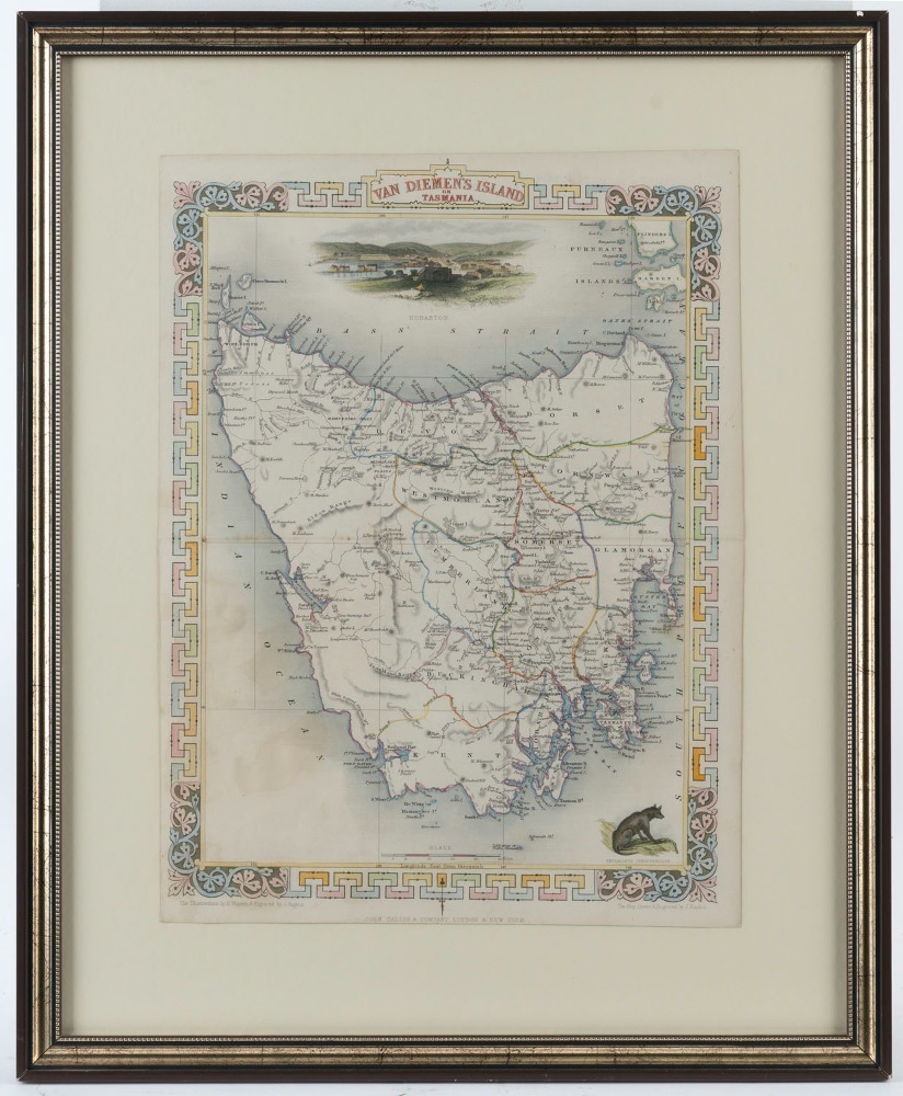 J. RAPKIN Maps published by John Tallis & Co.: Polynesia, or Islands in ...