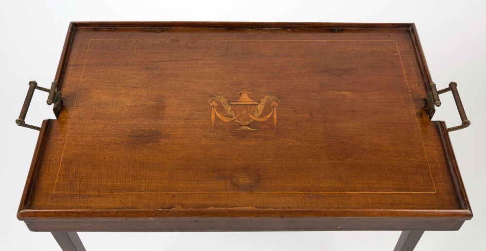 STEWART DAWSON & CO. antique butlers table in the Sheraton Revival ...