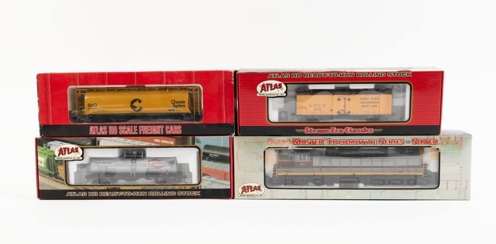 HO SCALE MODEL RAILWAYS: ATLAS: Train Master Locomotive (Erie ...