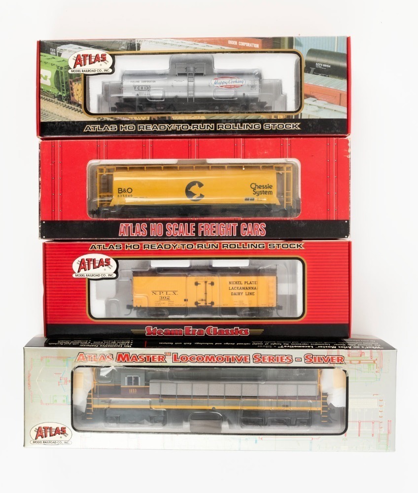 HO SCALE MODEL RAILWAYS: ATLAS: Train Master Locomotive (Erie ...