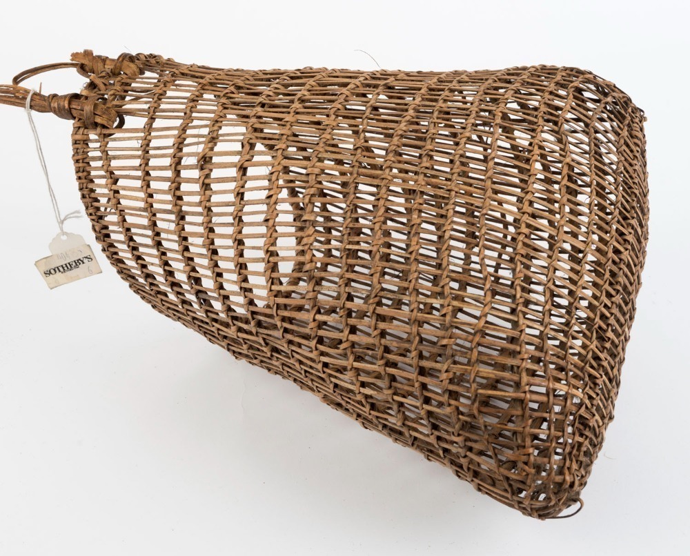 Eleven assorted woven baskets including examples sold by Elcho Island ...