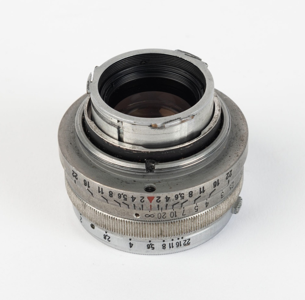 CARL ZEISS: Chrome Sonnar T 50mm f2 lens, c. 1942, with M39 mount ...