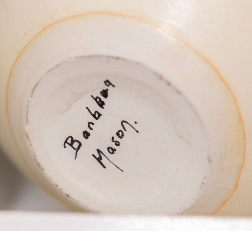 Seven assorted Australian studio pottery vases including COL LEVY, the ...