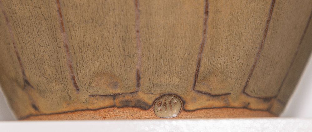 Seven assorted Australian studio pottery vases including COL LEVY, the ...