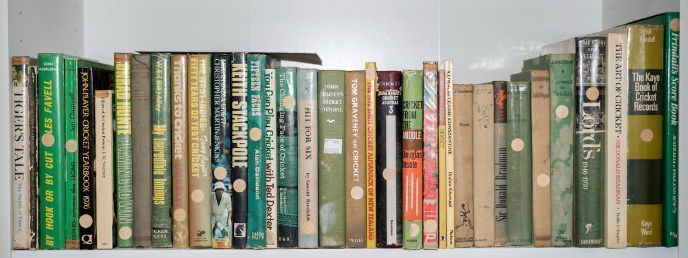 A COMPREHENSIVE CRICKET LIBRARY: More than 500 volumes, with a high ...