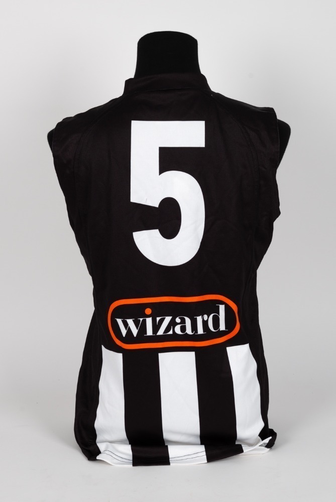 2006 Collingwood Anzac Day, Number 5 guernsey, signed by all the ...