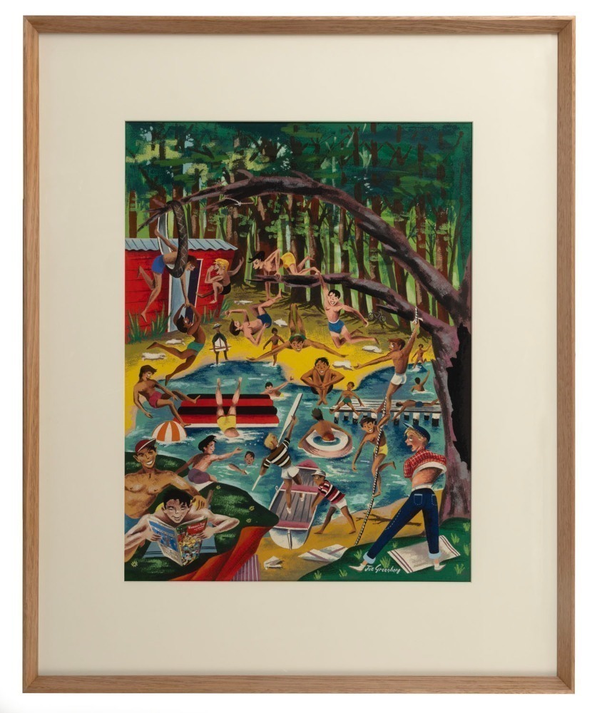 JOSEPH (Joe) GREENBERG (1923 - 2007), Original cover art for Woman's ...
