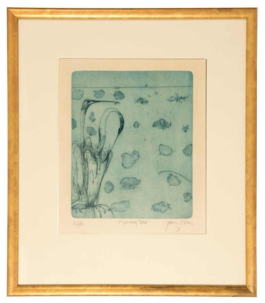 JOHN OLSEN (1928-2023), Morning Tide, lithograph, 52/60, signed and ...