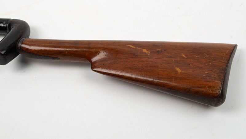 POACHER'S STICK, antique walking stick with percussion cap single shot ...