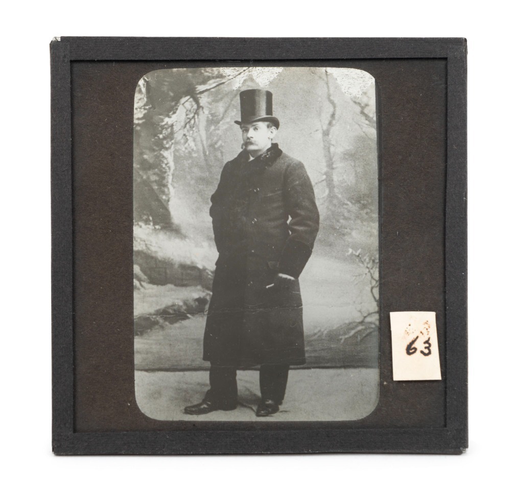 A magic lantern slide of FREDERICK DEEMING (Serial killer Jack-the ...