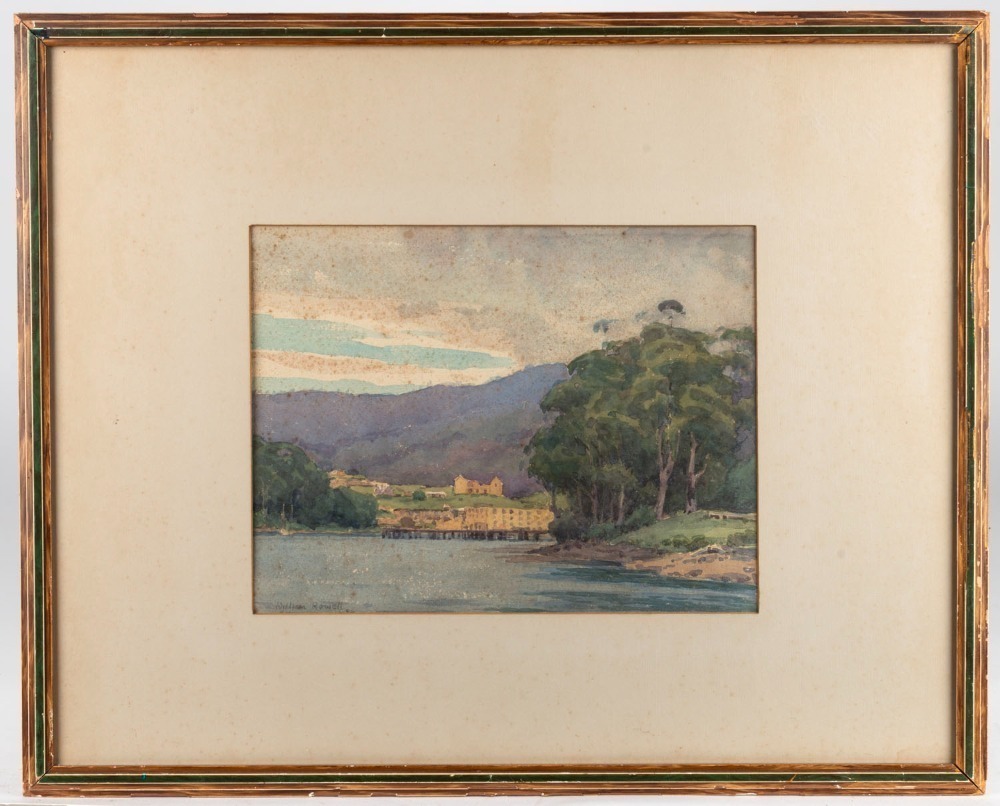 WILLIAM ROWELL (1898 - 1946), Port Arthur, Tasmania, watercolour ...