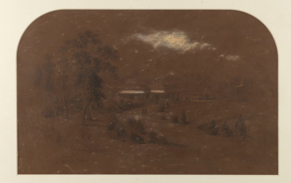 NICHOLAS CHEVALIER (1828-1902), Glenormiston, The Hon. Neil Black's ...