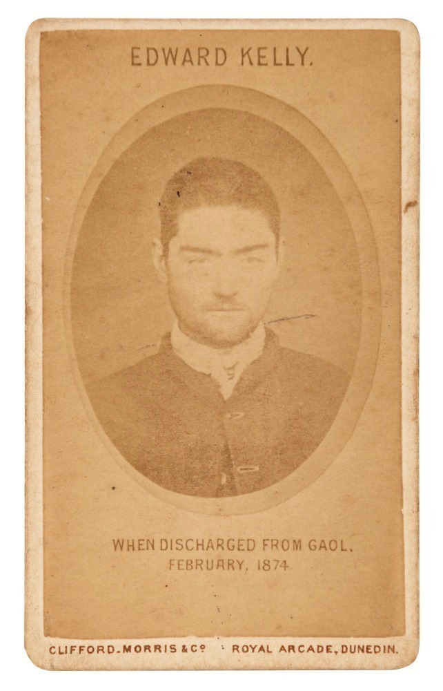 EDWARD (NED) KELLY CARTES-DE-VISITE, A pair of cartes-de-visite ...