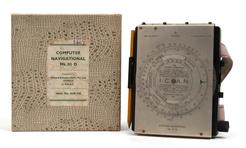 RAAF Mk. III D manual operation aircraft navigation computer [#2798] in ...