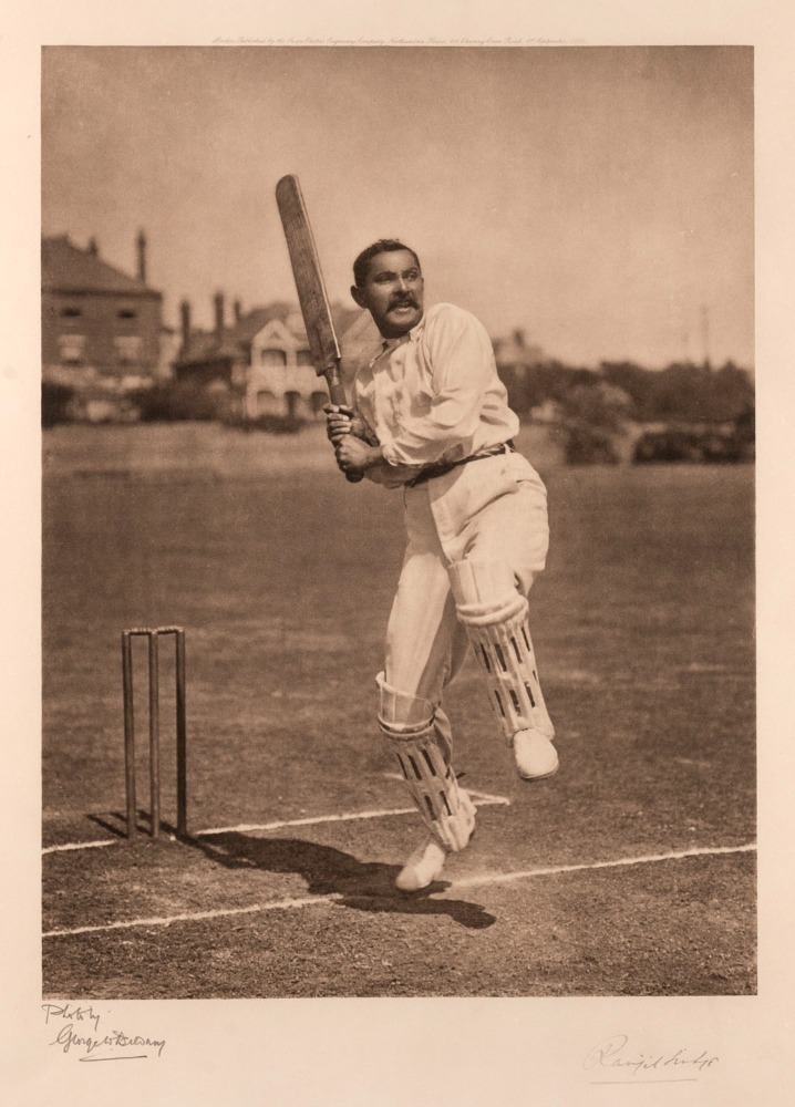 RANJITSINHJI: An original print of the photograph by George Beldam ...