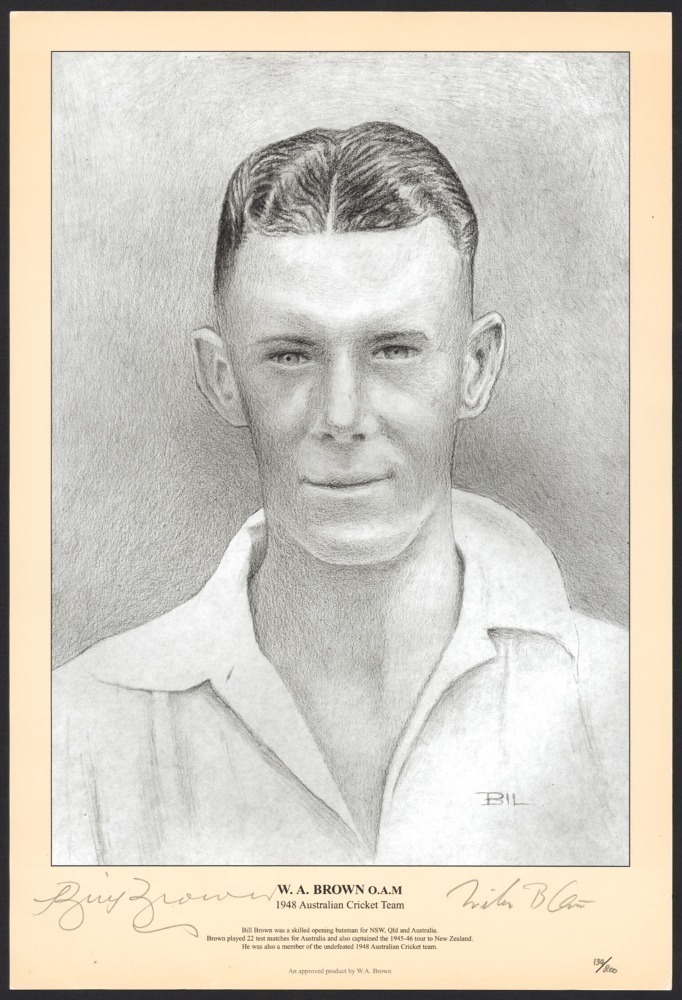 1948 INVINCIBLES: Seven matching reproduction portraits by BIL, each ...