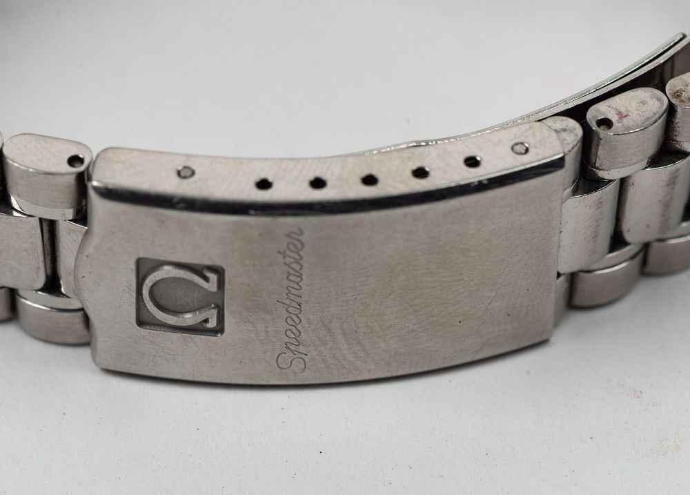 OMEGA SPEEDMASTER automatic chronograph wristwatch in stainless steel ...