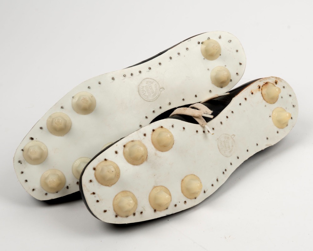 Circa 1950s, a pair of as new Giffords Goaler Football Boots, leather ...