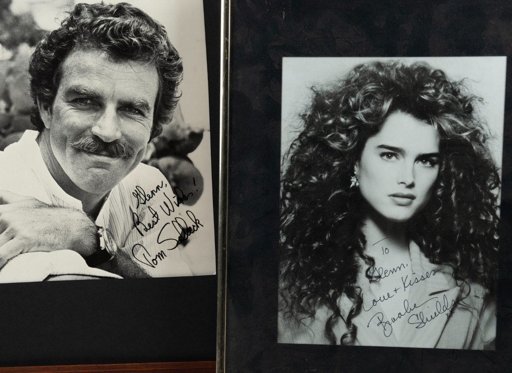 FILMSTARS: A range of signed photographs including Jane Fonda, Brooke ...