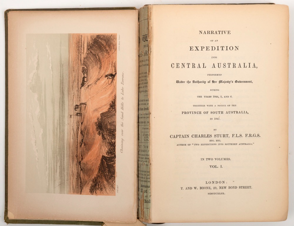 Captain Charles STURT (1795 - 1869), Narrative of an Expedition into ...