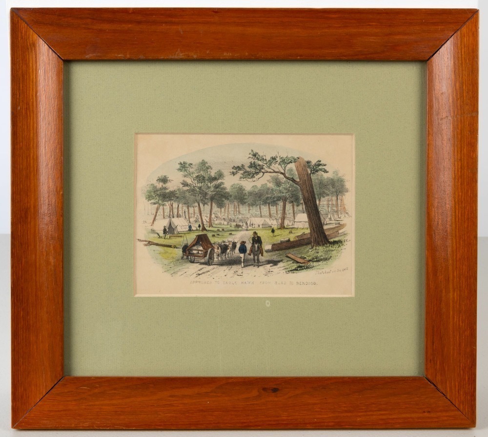 SAMUEL THOMAS GILL (1818-1880), i.) Approach to Eagle Hawk From Road to ...