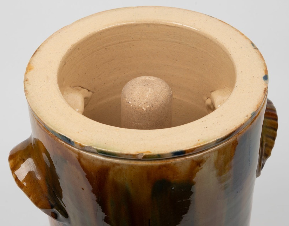 BENDIGO POTTERY mottled glazed water filter emblazoned The Abbott ...