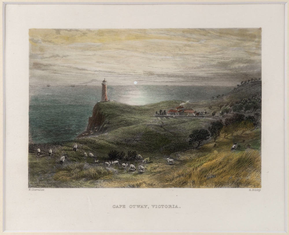J.C. Armytage 'Daylesford, Victoria' c. 1873 steel engraving, 34.5 x ...