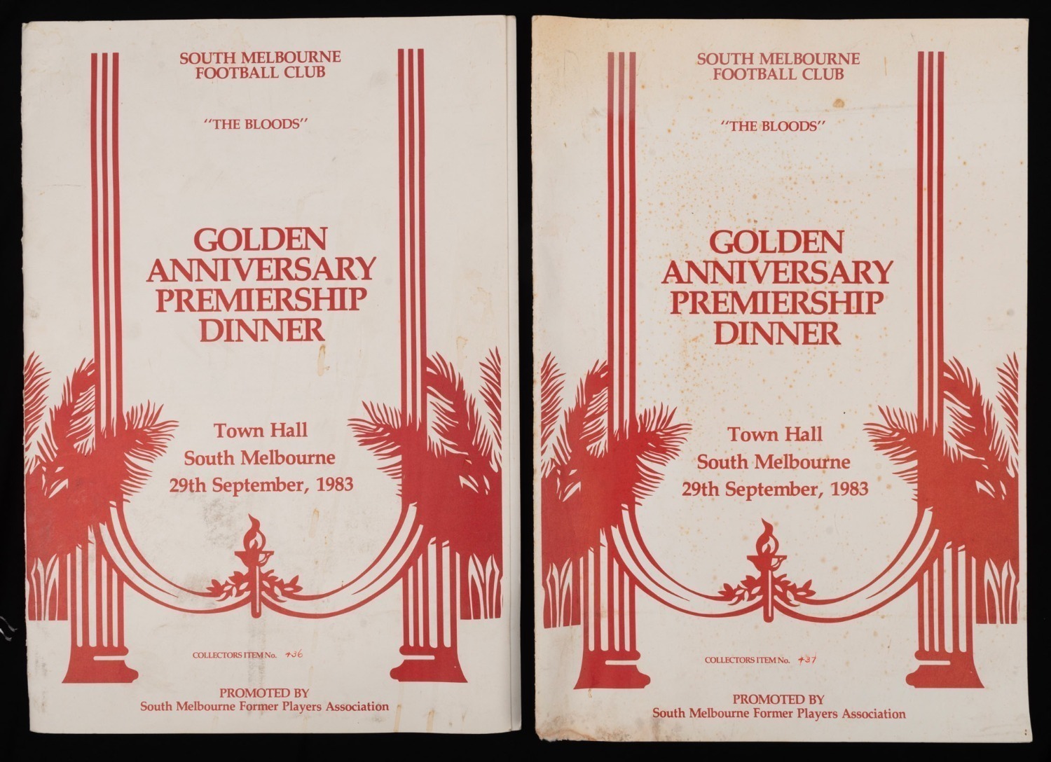 Barry's South Melbourne Football Club Golden Anniversary Premiership ...