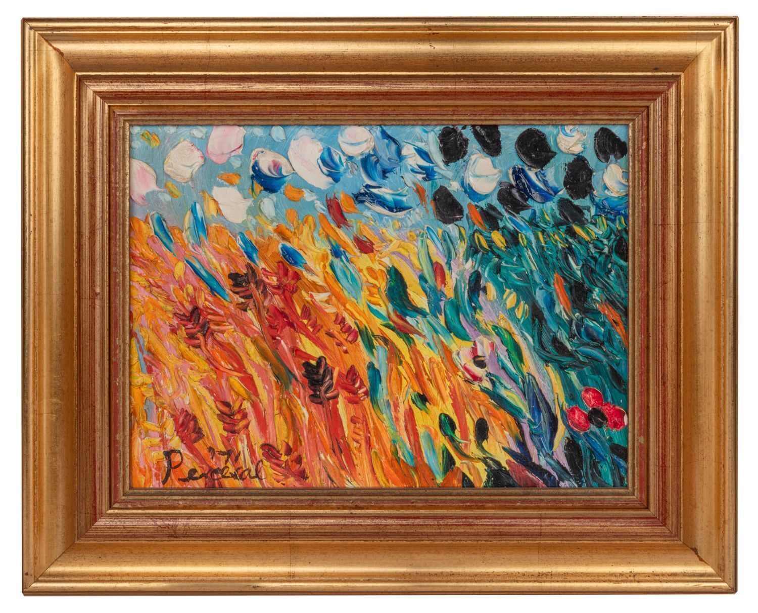 JOHN DE BURGH PERCEVAL (1923-2000), Poppies in the Wheat Field With ...