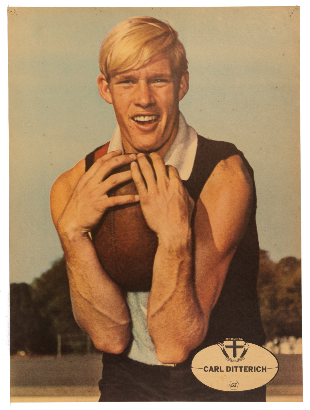 SAINT KILDA: 1960s Heinz 57 VFL Player posters: Darrel Baldock, Carl ...